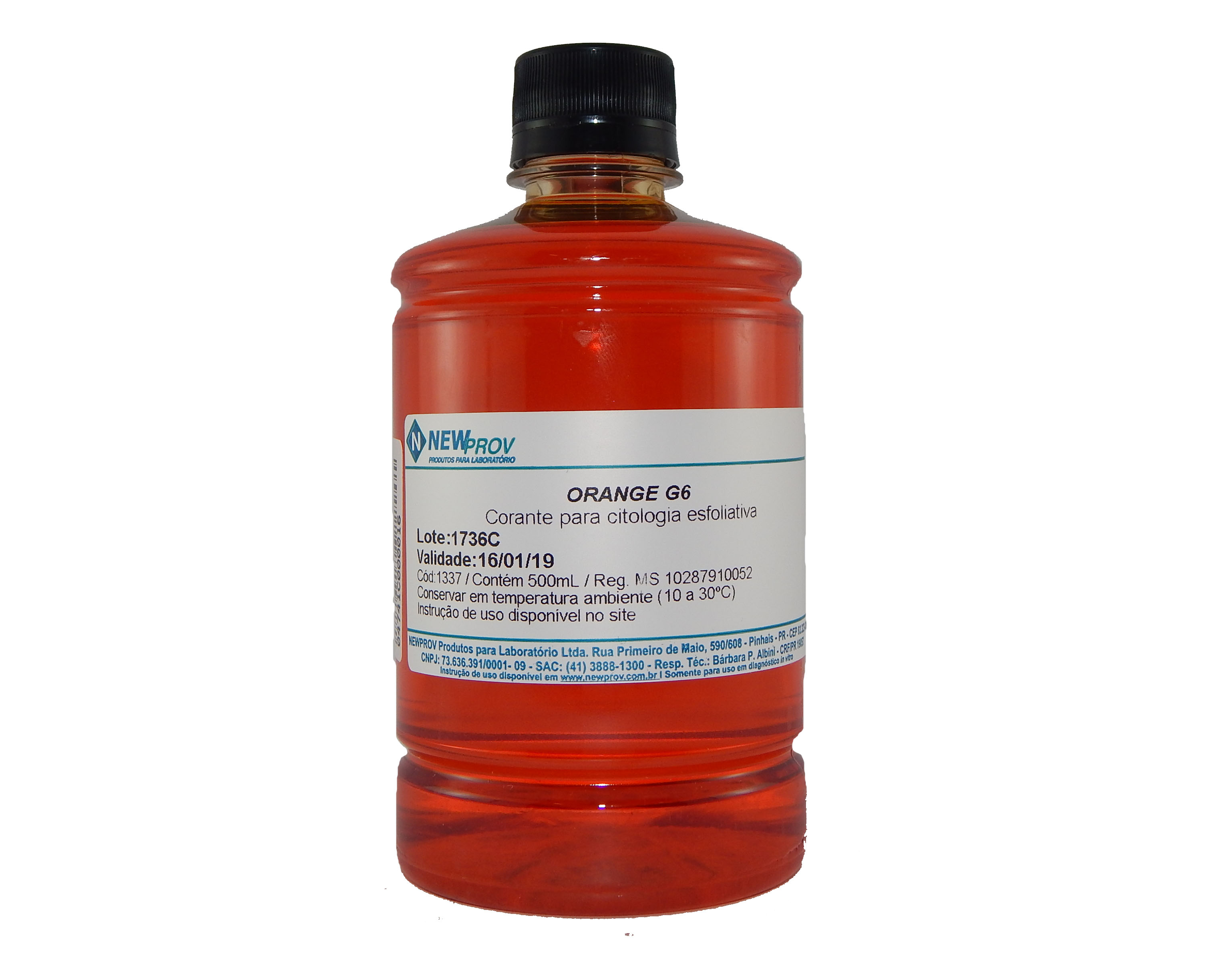 Orange G 500 Ml - Newprov - GenomaDx - Sua plataforma digital para ...